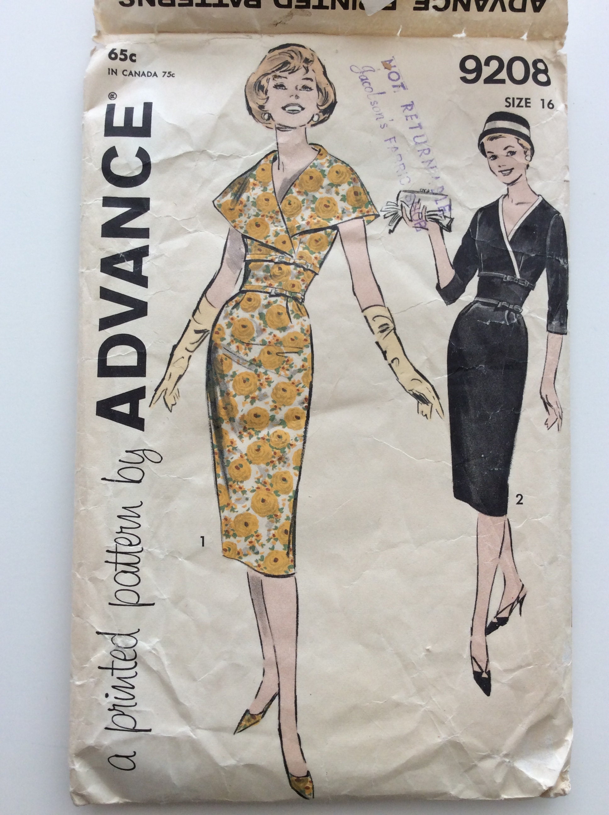 Ladies Pencil Dress Sewing Pattern Penelope Rebecca Page