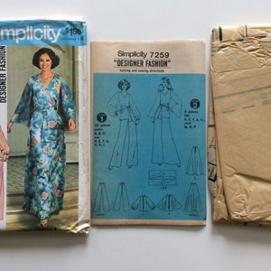 Vintage Ca. 1975 Simplicity 7259 Womens Skirt, Wide Leg Pants & Top ...
