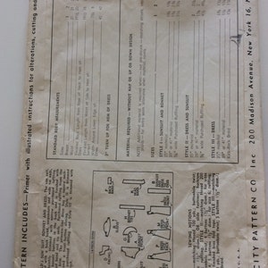 Vintage Ca. 1947 Simplicity 2116 Childs Sun Suit Bonnet & - Etsy