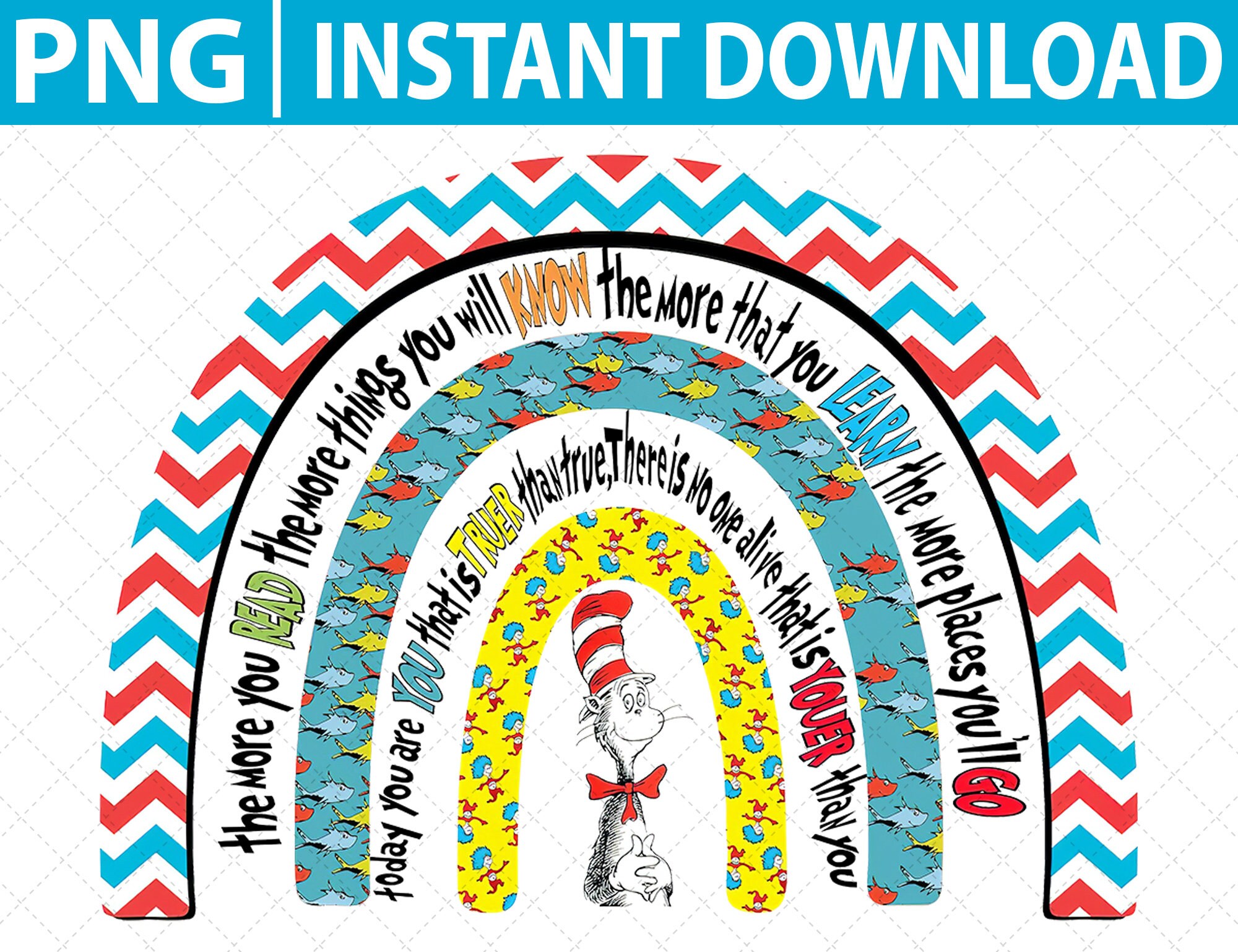 Dr. Seuss Png, Dr. Seuss Day PNG, Read Across America, Teacher PNG, Dr ...