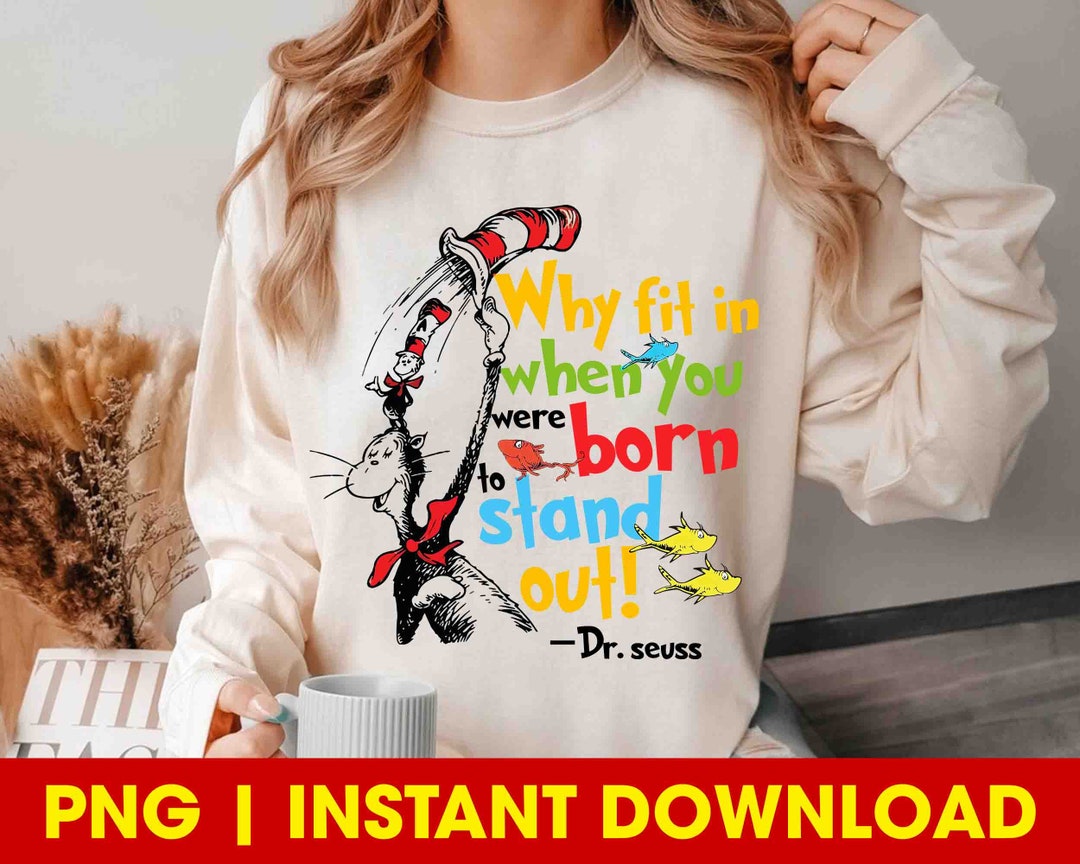 Dr. Seuss Png, Dr. Seuss Day PNG, Read Across America, Teacher PNG, Dr ...