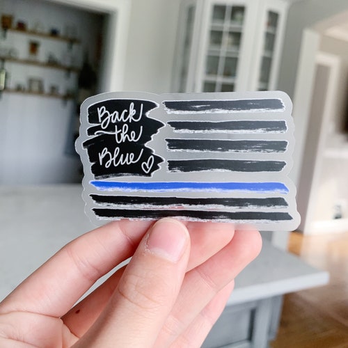 Back the Blue Rainbow Back the Blue Svg Thin Blue Line - Etsy