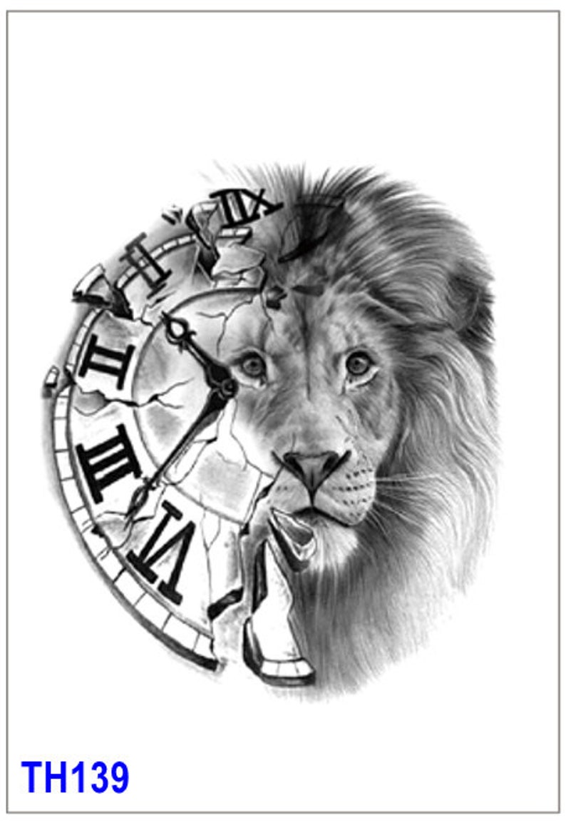 Large Lion King Tiger Leopard Wolf Compass Rose Bird Rose | Etsy