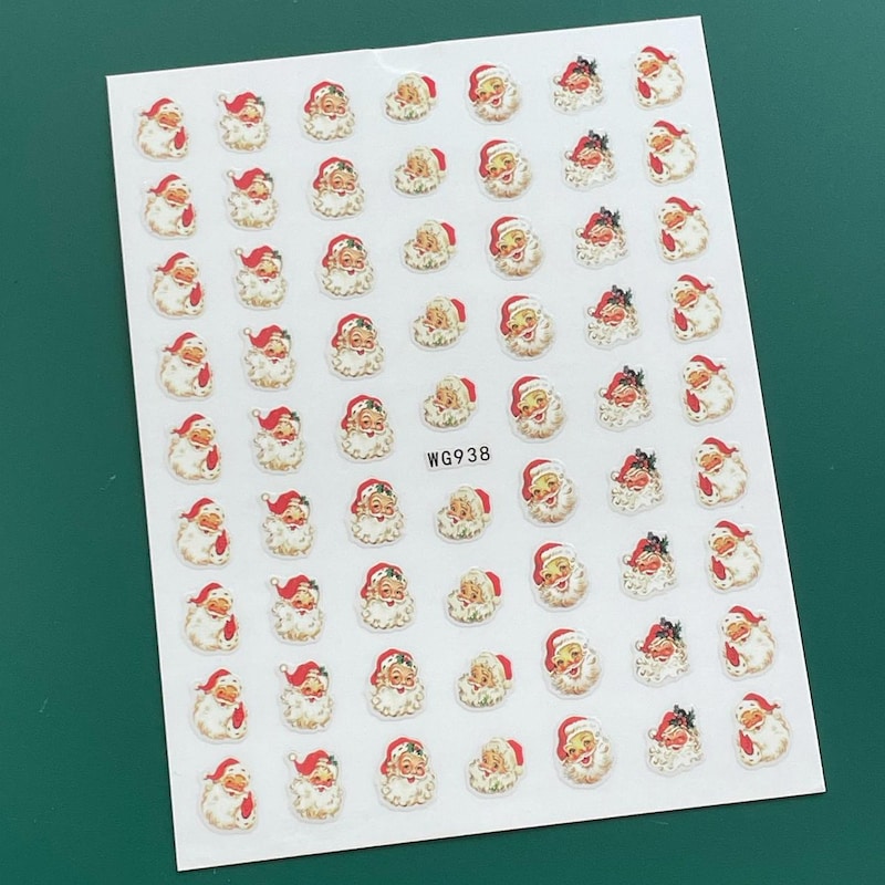 Christmas Santa Hat Nail - Etsy UK