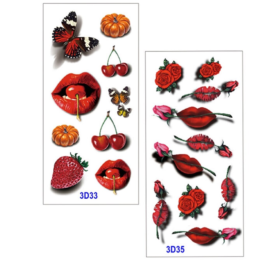 Sexy Lips Tattoo Design