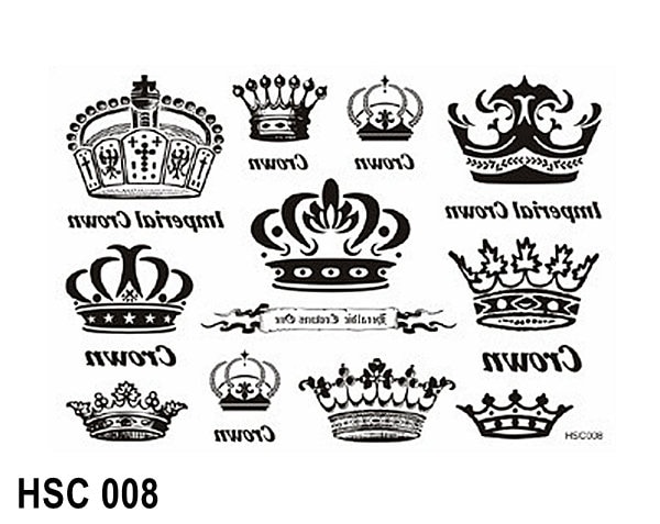 Traditional Crown Flash Sheet