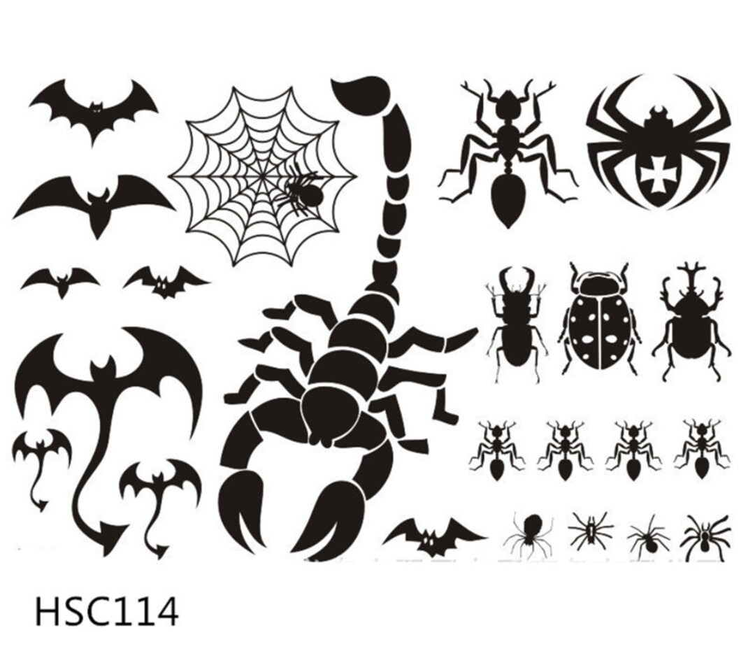 Scorpion Bat Ant Spider Beetle Dragonfly 3D Butterfly Wings Swallow Cat ...