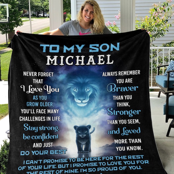 My Son Blankets - Etsy UK