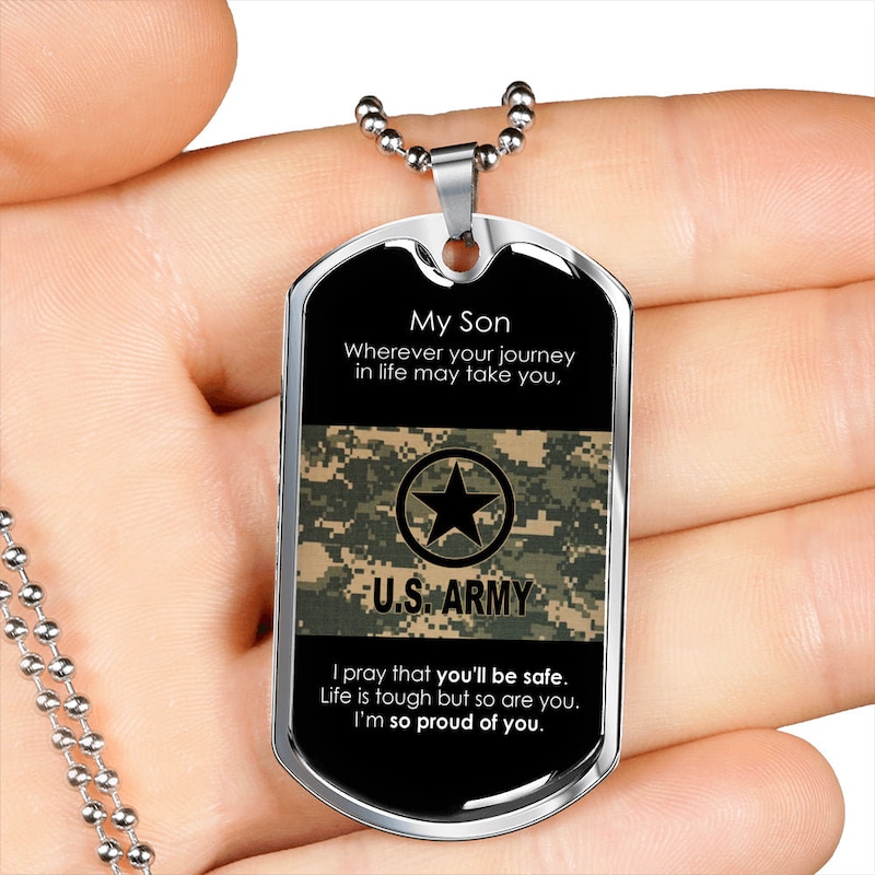 Army Necklace - Etsy