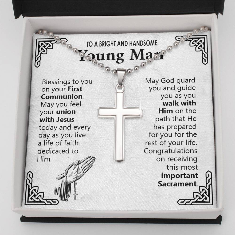 First Holy Communion Gifts For Boy 1st Communion Cross | Etsy