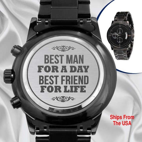 Best Man Gift Man of Honor Gift Groomsmen Watch Wedding Day - Etsy