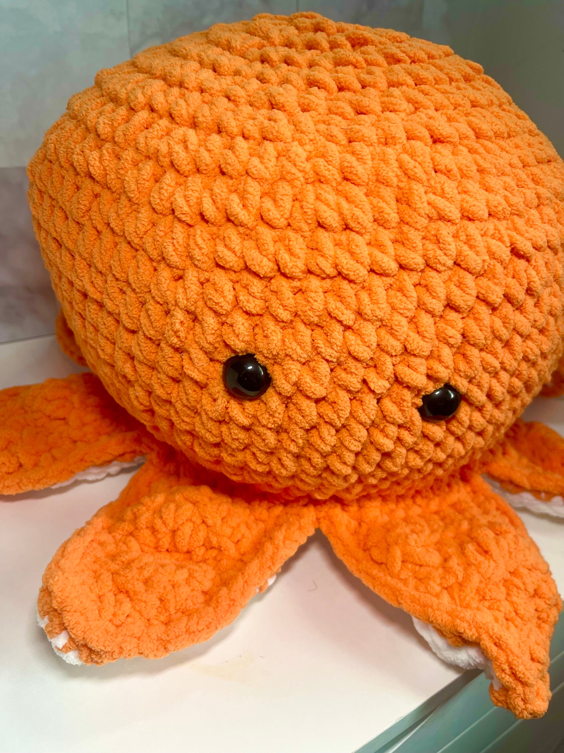 Ollie the Giant Stuffed Octopus Crochet Amigurumi Stuffed Plush Giant ...