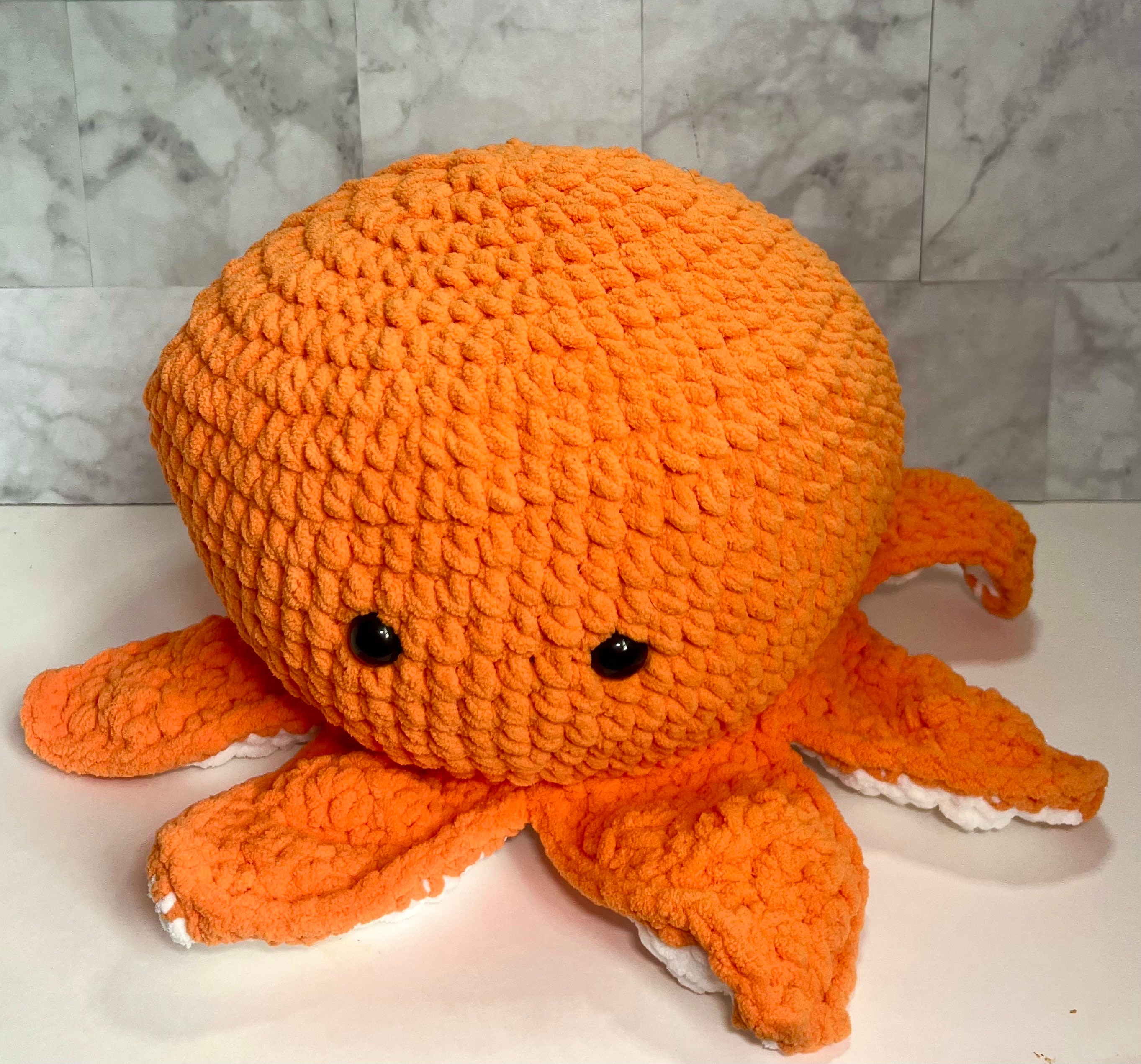 Ollie the Giant Stuffed Octopus Crochet Amigurumi Stuffed Plush Giant ...