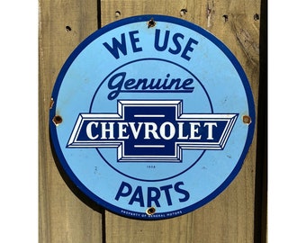 Chevrolet Sign Porcelain | Etsy