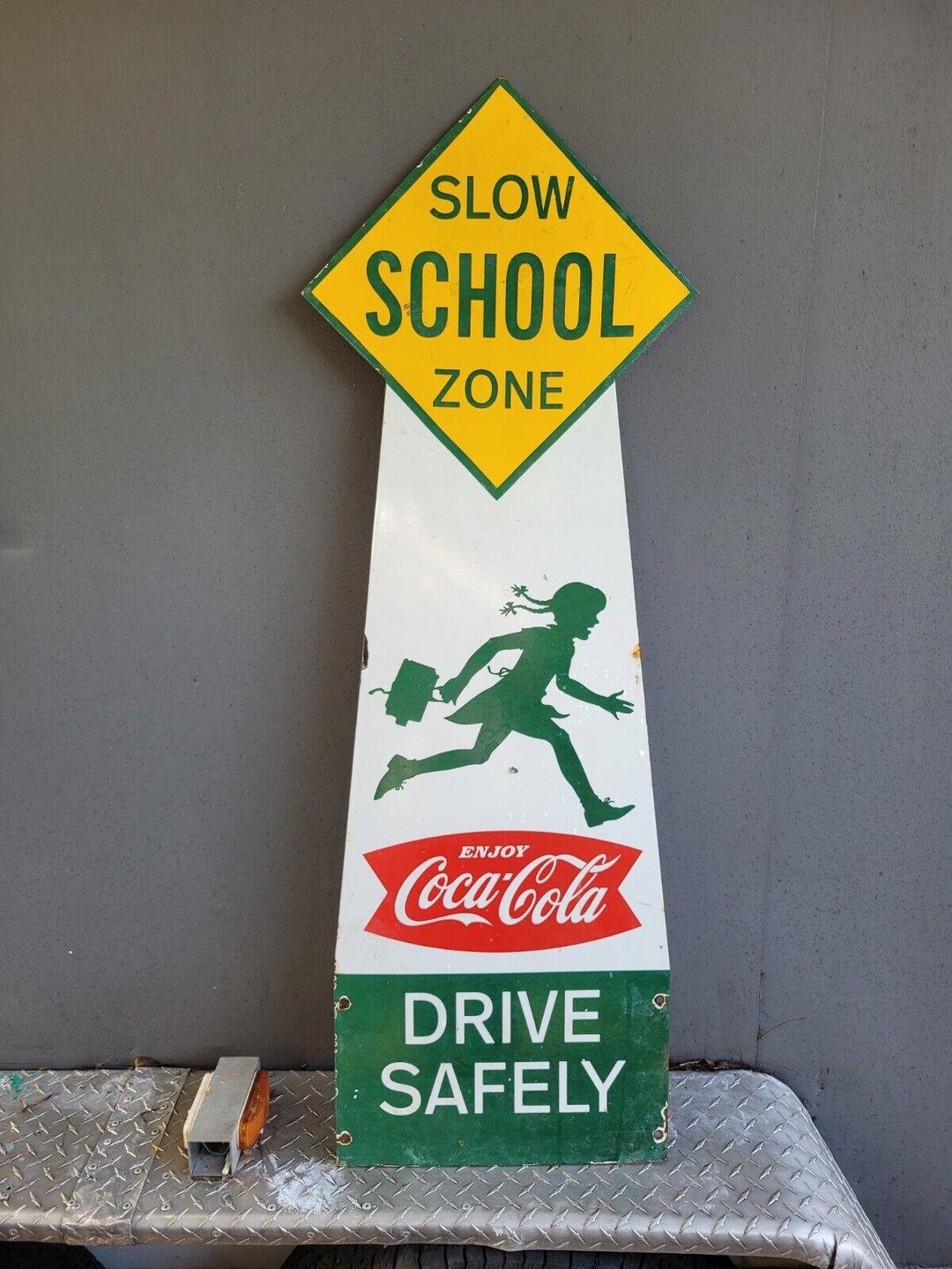 Coca Cola 48 VINTAGE PORCELAIN SIGN Gas Motor Oil Soda - Etsy