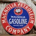 VINTAGE MAGNOLIA PETROLEUM Porcelain Advertising Sign Gas Pump - Etsy