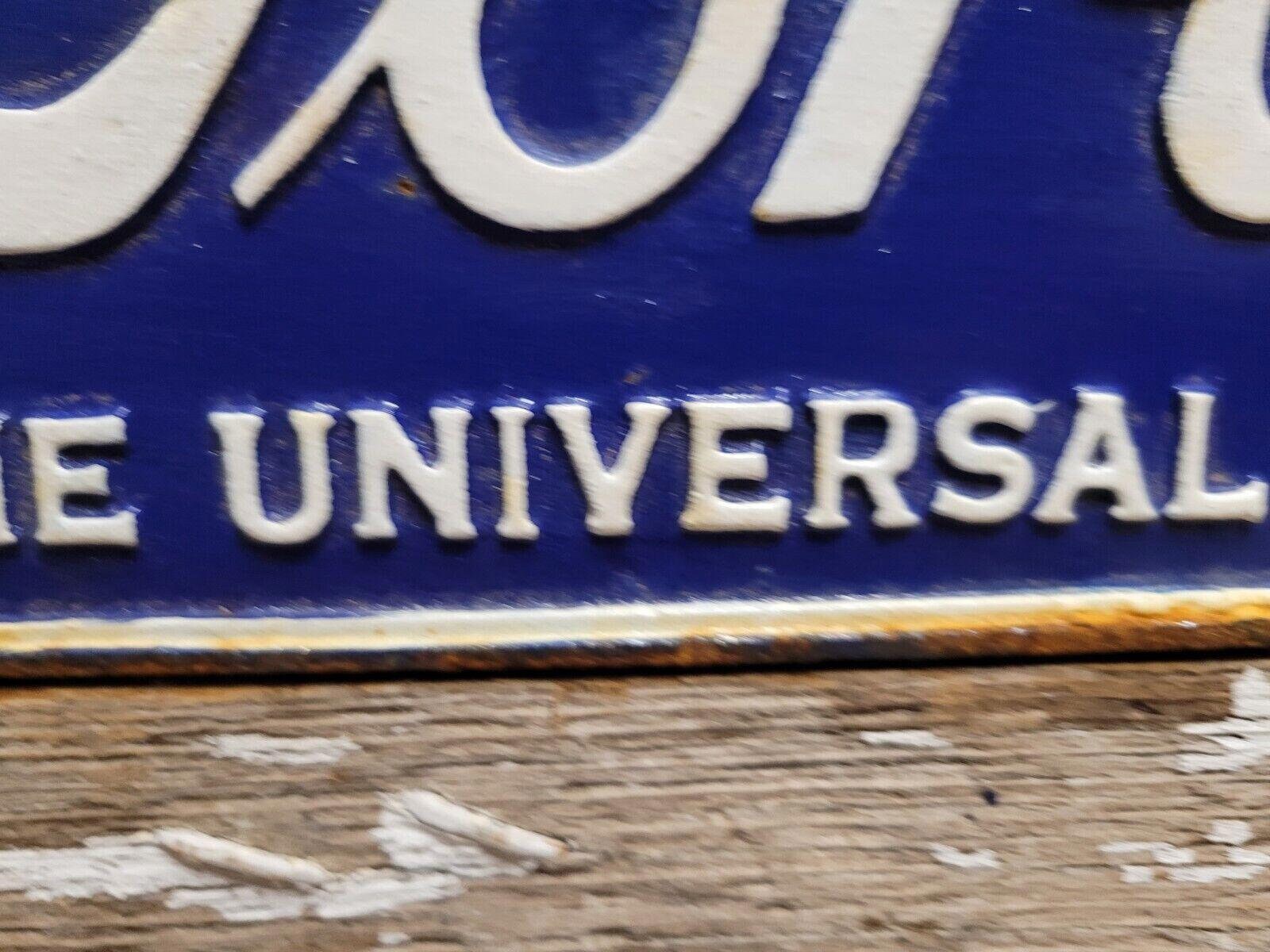 VINTAGE FORD CAST Iron Porcelain Advertising Sign Gas Pump - Etsy