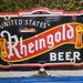 VINTAGE RHEINGOLD Beer PORCELAIN Sign Gas Motor Oil Soda Beverage Cola ...