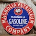 VINTAGE MAGNOLIA PETROLEUM Porcelain Advertising Sign Gas Pump - Etsy