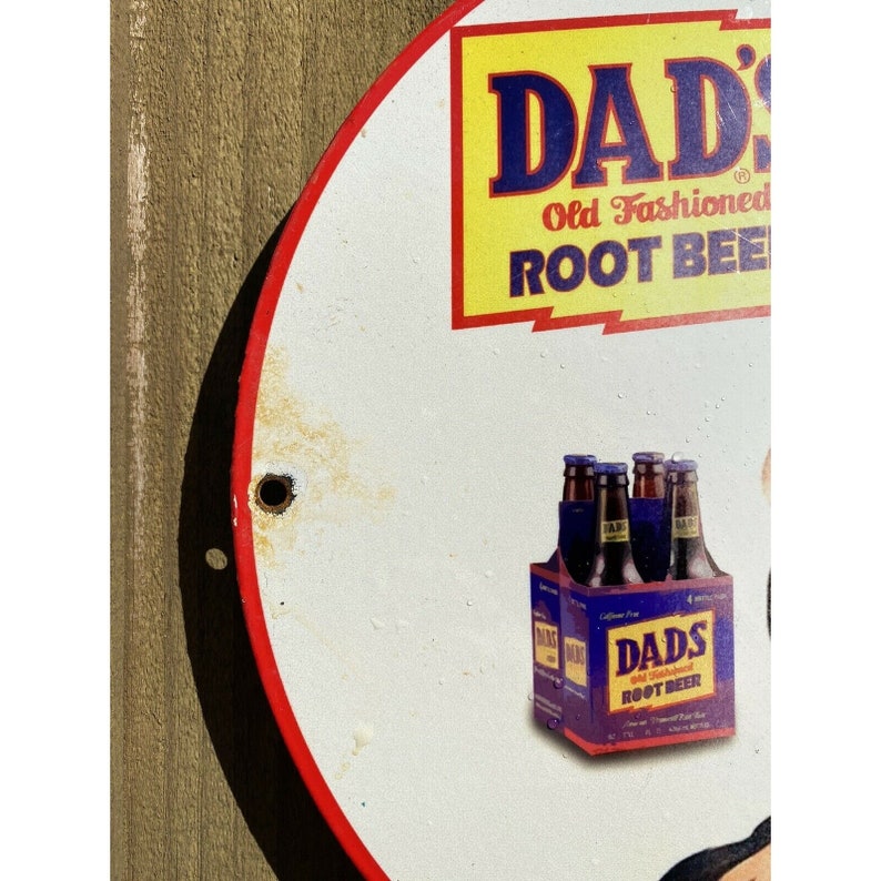 Vintage Porcelain Sign Dads Root Beer Soda Soft Drink Store - Etsy