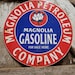 VINTAGE MAGNOLIA PETROLEUM Porcelain Advertising Sign Gas Pump - Etsy