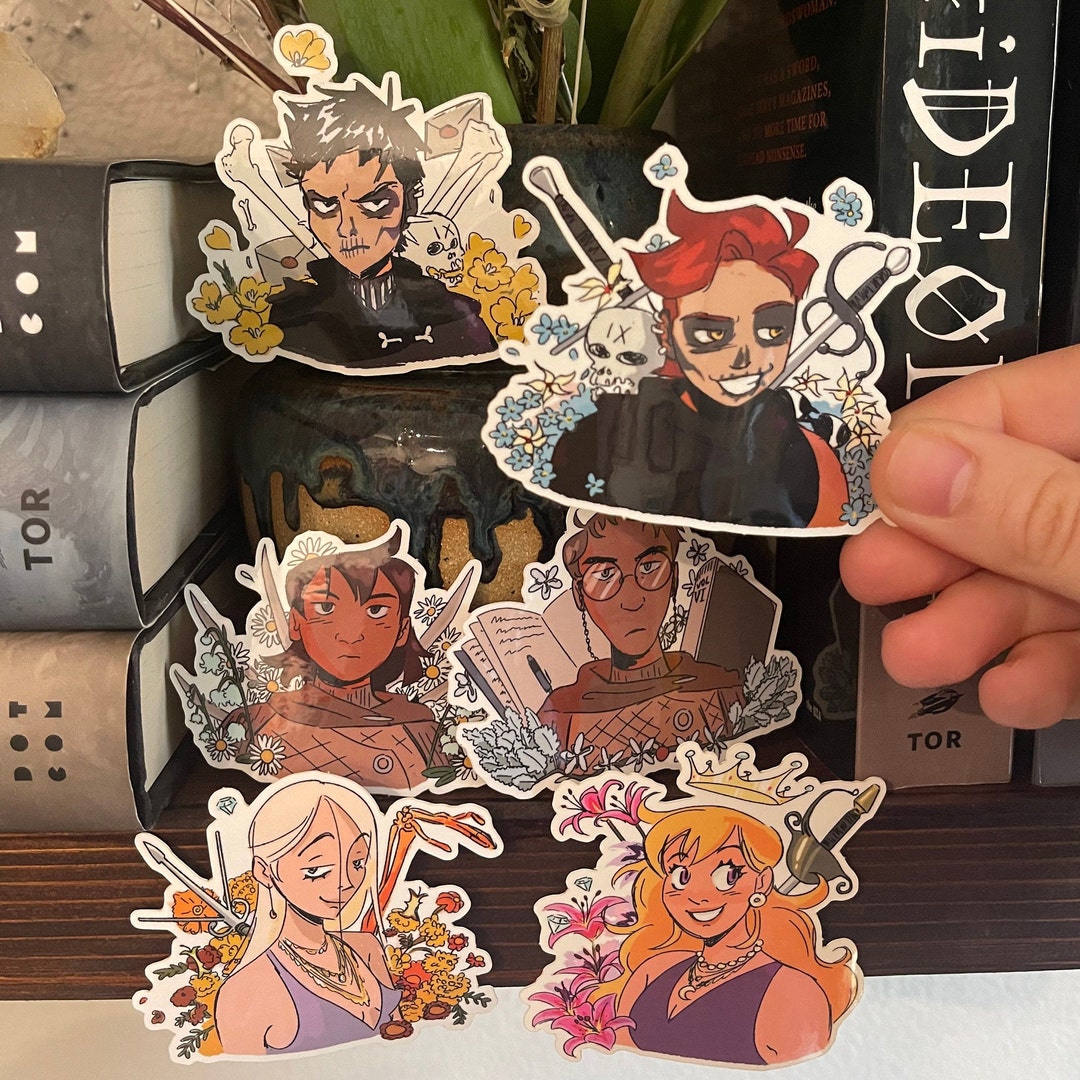 Gideon the Ninth 3"x3" Vinyl Sticker - Etsy