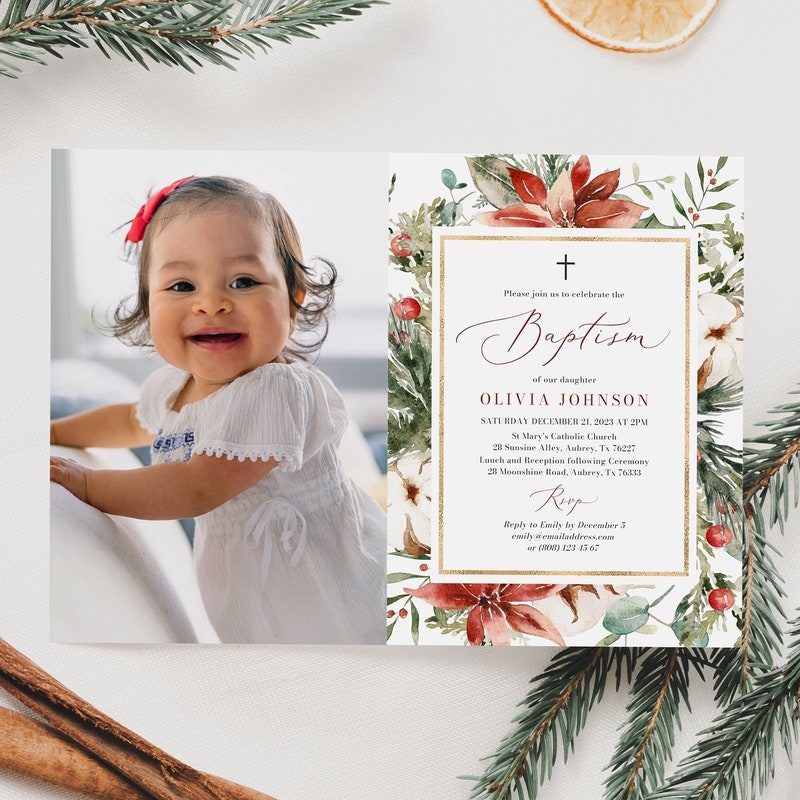 Christmas Dedication Card - Etsy