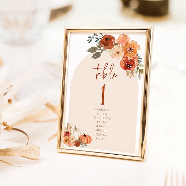 Table Numbers Printable - Etsy