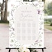 Wildflower Baptism Seating Chart Template, Wildflower Christening ...
