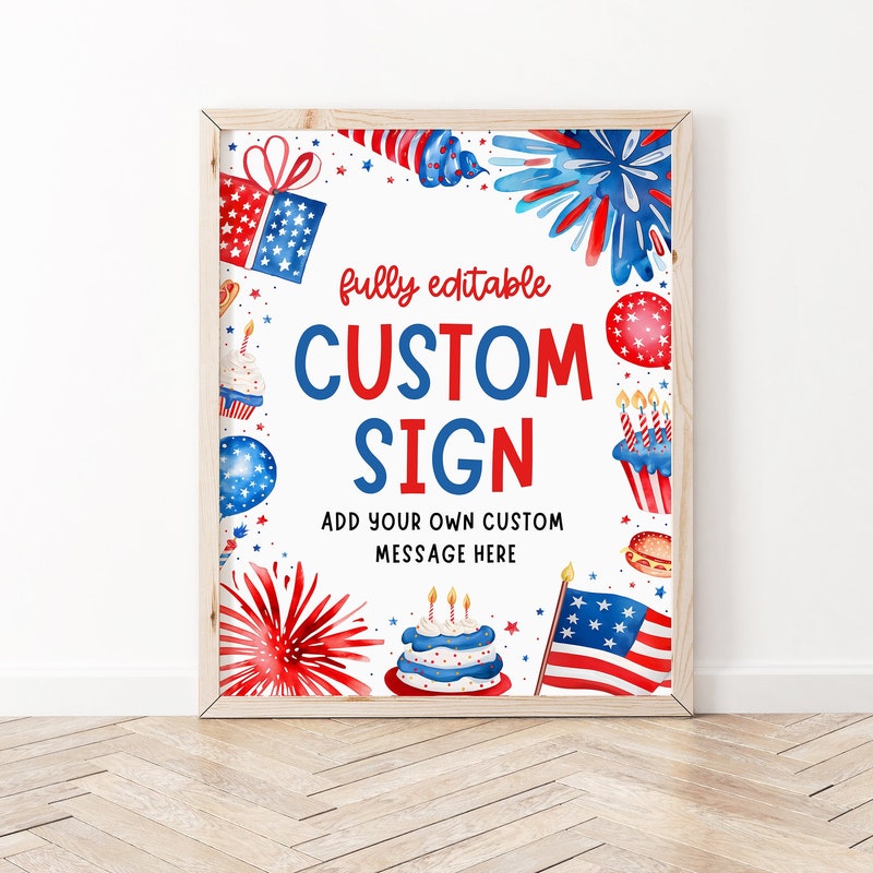 4th of July Signs - Etsy