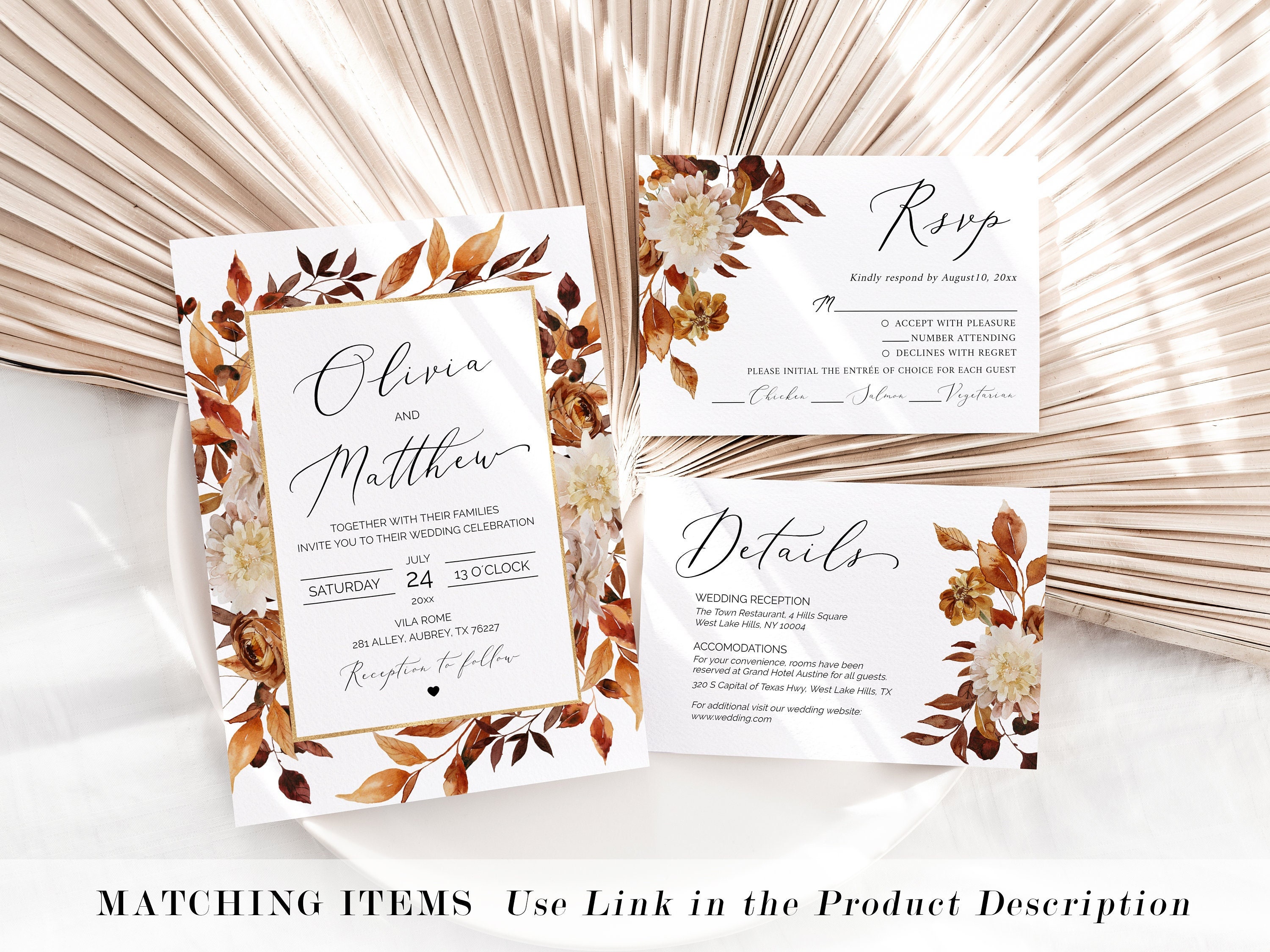 Fall Wedding Favor Tag Template, Rustic Autumn Wedding Thank You Tags ...