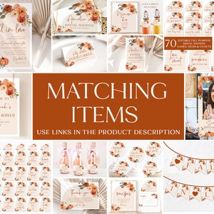 Fall Custom Sign Template Arch Boho Fall Bridal Shower Custom Sign ...