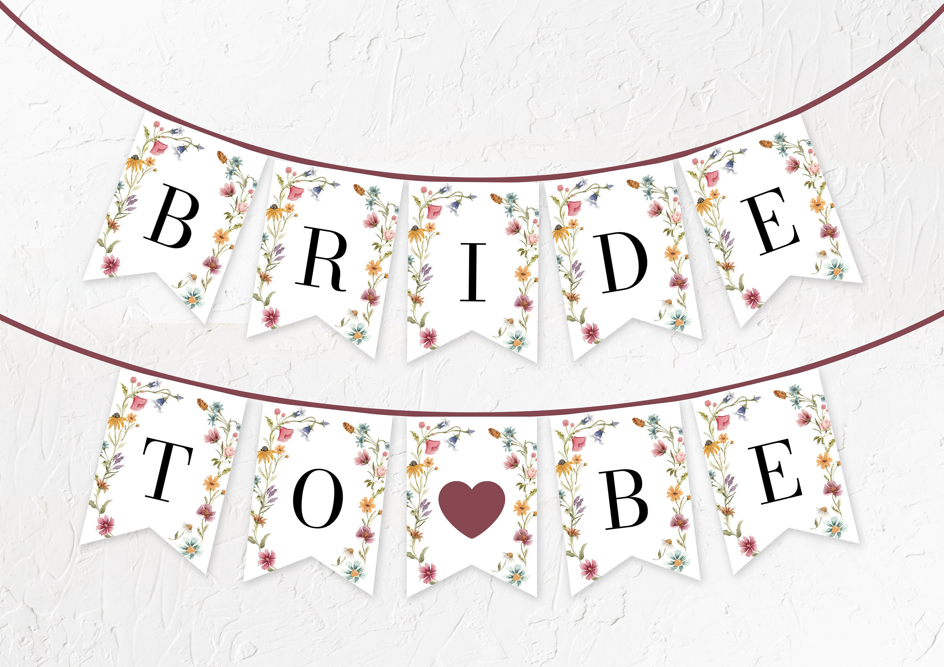 Bride To Be Banner Template