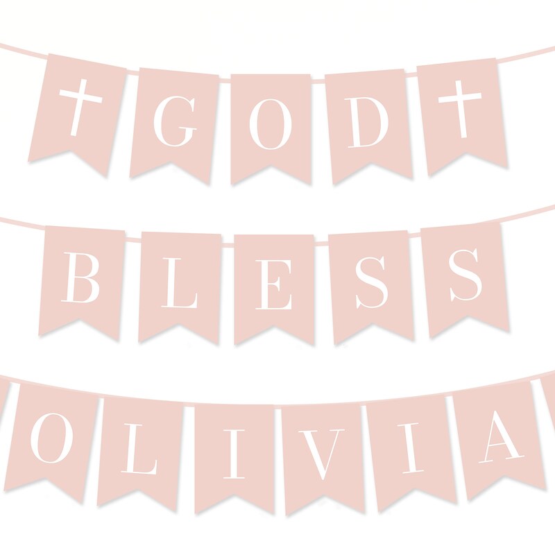 Baptism Banners - Etsy