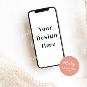 IPhone Mockup, Evite Mock Up, Boho Phone Mockup, Smartphone Mockup ...