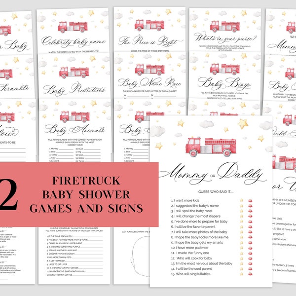 Truck Baby Shower - Etsy