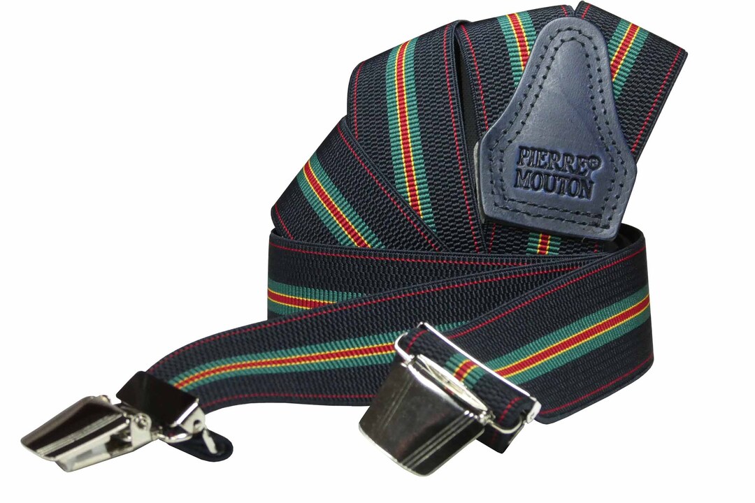 Handmade Suspender With 3 Clips, Dark Blue - Etsy