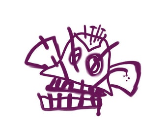 Jinx From Arcane League of Legends Sticker Monkey Graffiti Sticker - Etsy