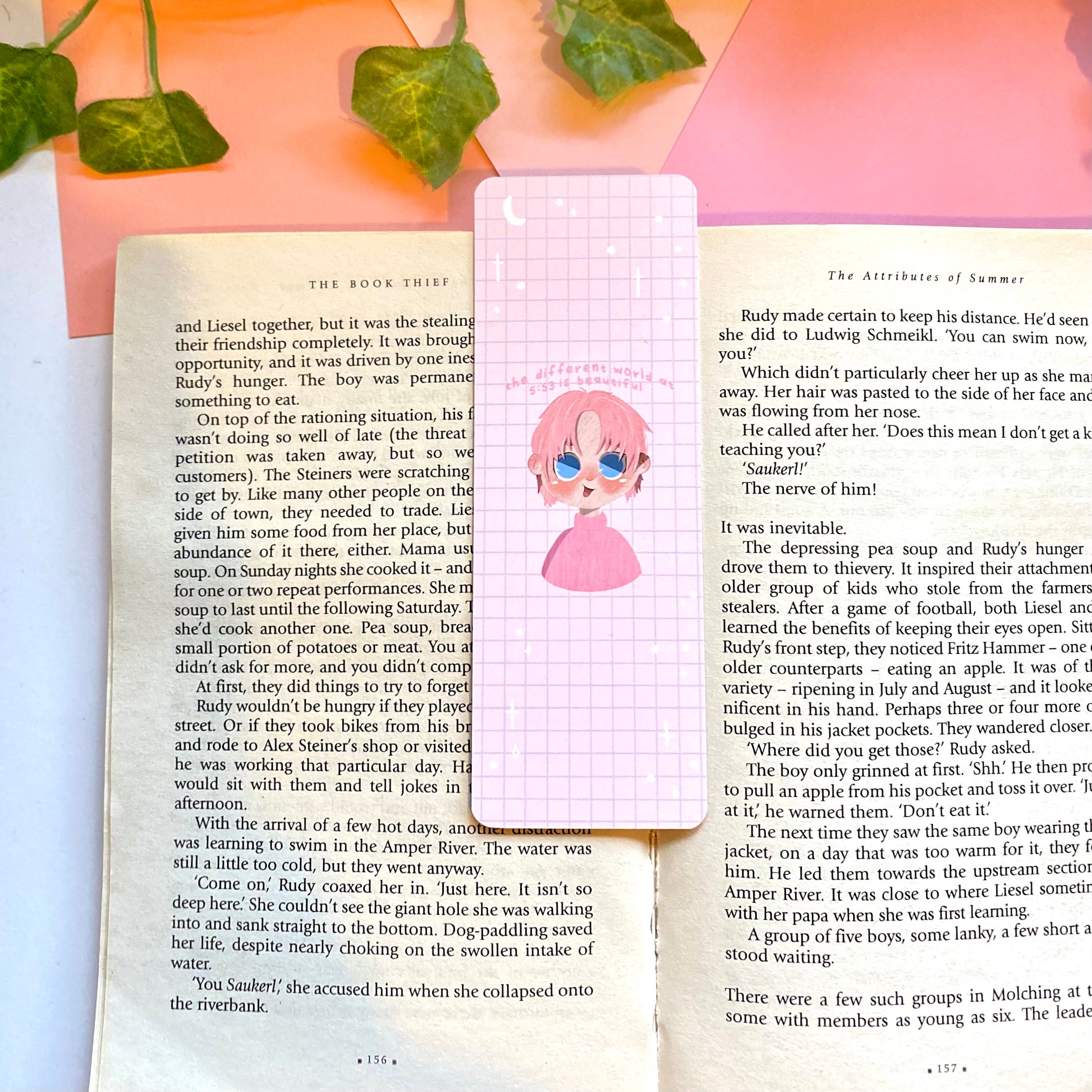 TXT Blue Hour Inspired Bookmarks - Etsy UK