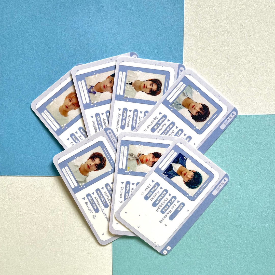 ENHYPEN Inspired ID Photocard / Card - Etsy Australia