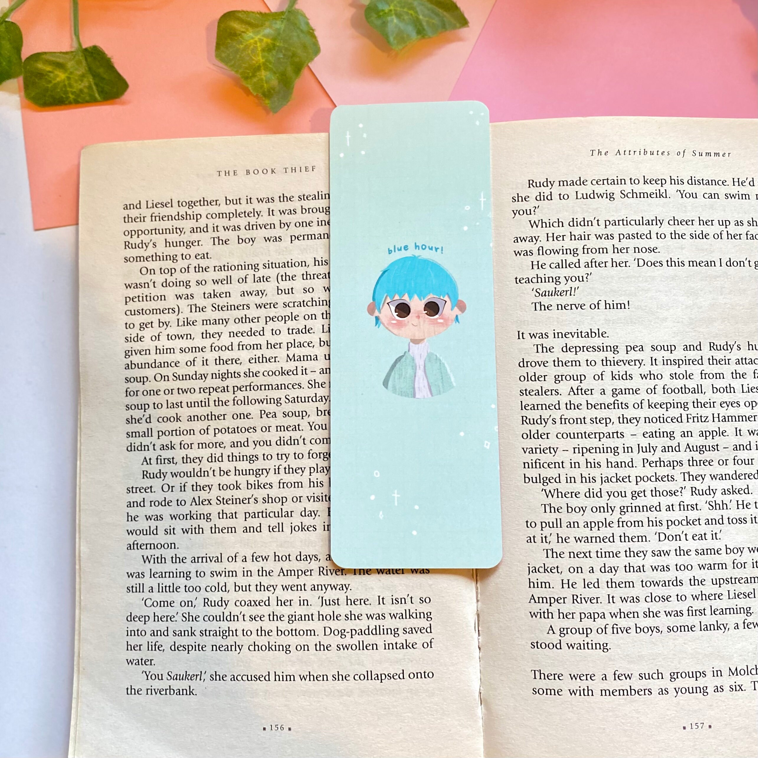 TXT Blue Hour Inspired Bookmarks | Etsy UK