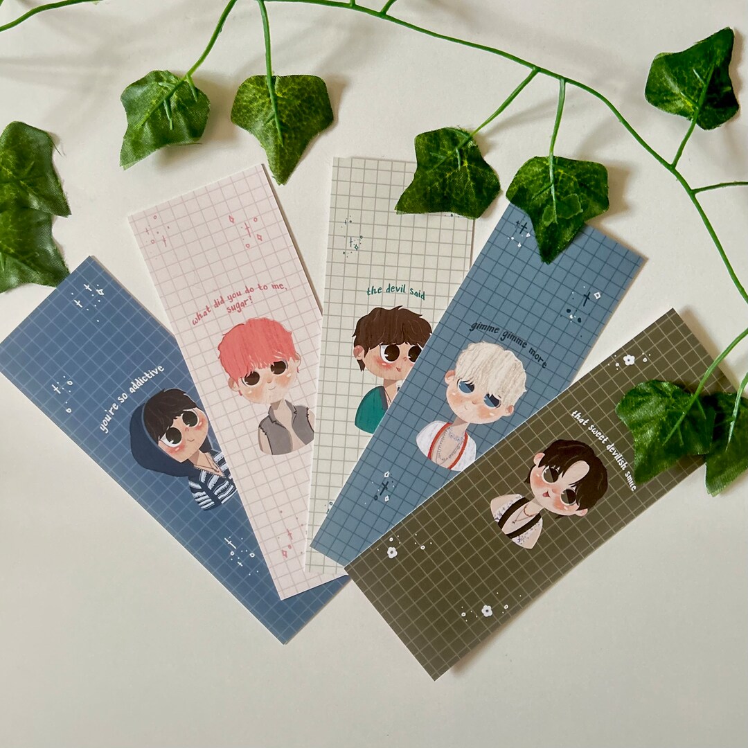 TXT Sugar Rush Ride Inspired Bookmarks / Yeonjun / Beomgyu / Soobin ...