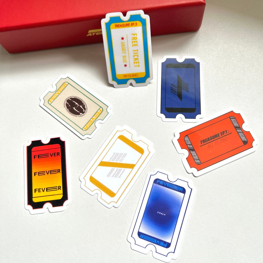 ATEEZ Inspired Cinema Ticket Stickers - Etsy