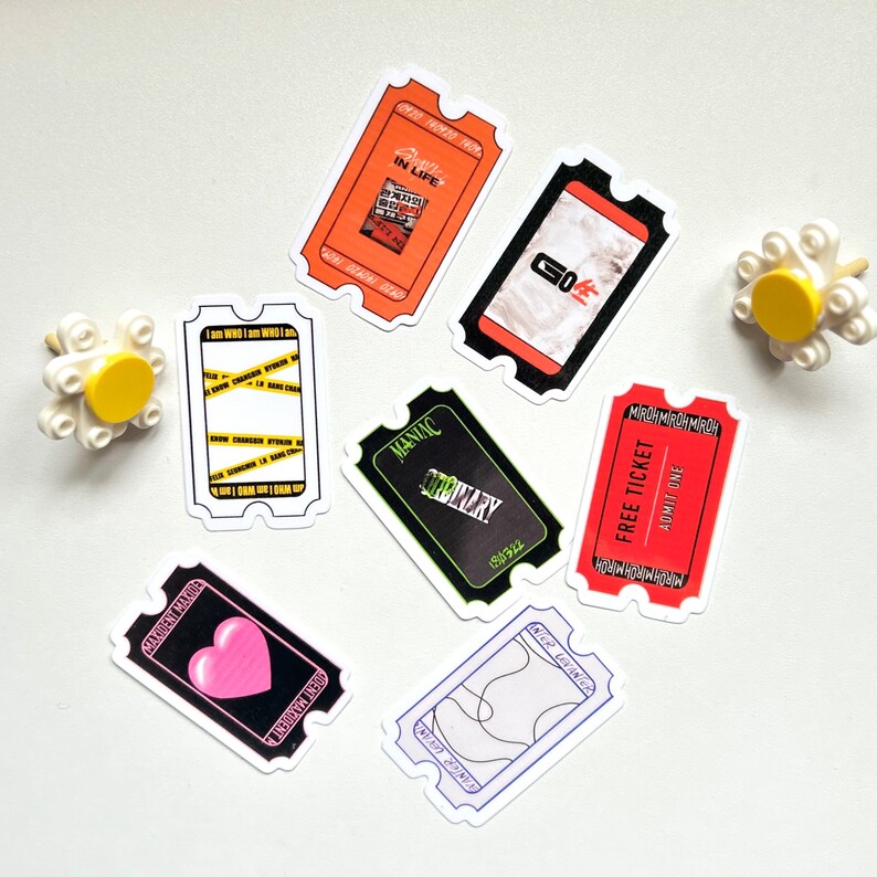 Stray Kids Inspired Cinema Ticket Stickers - Etsy