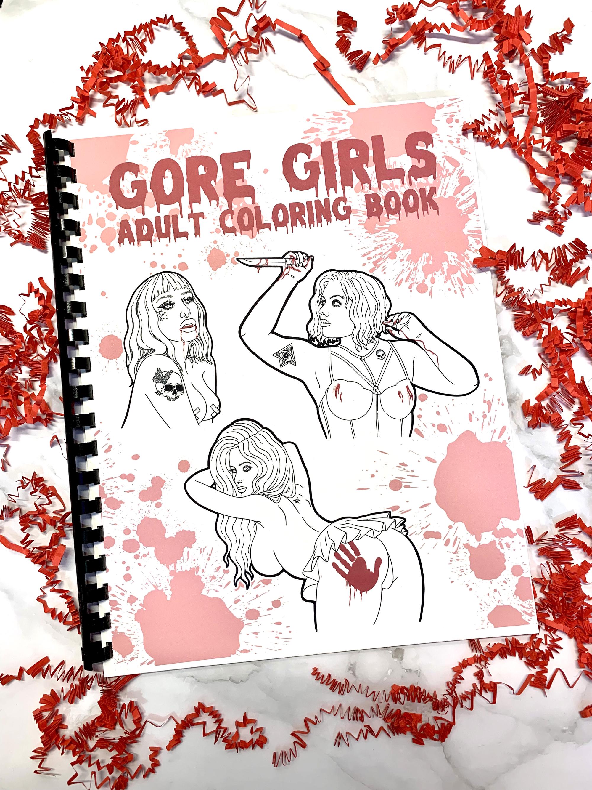 Gore Girls Adult Coloring Book, Sexy NSFW Coloring Book for Adults - Etsy