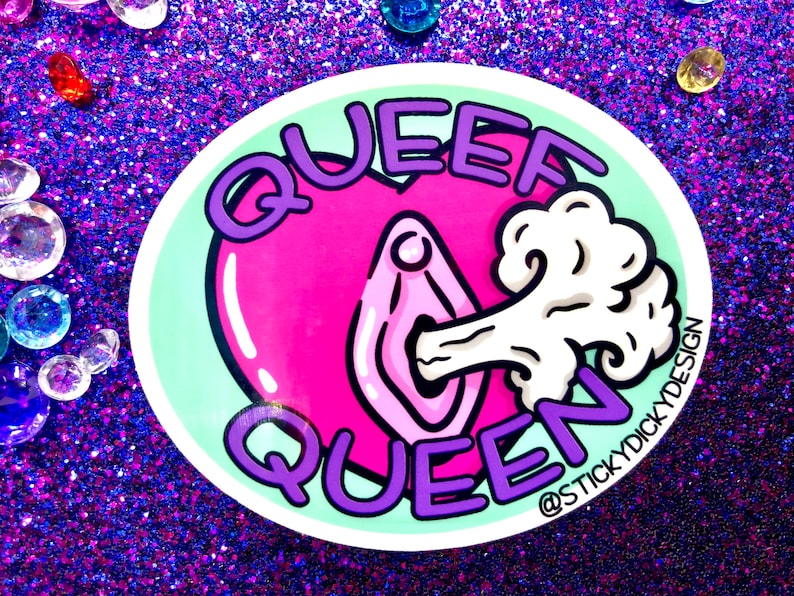 Queef Queen Stickers - Etsy