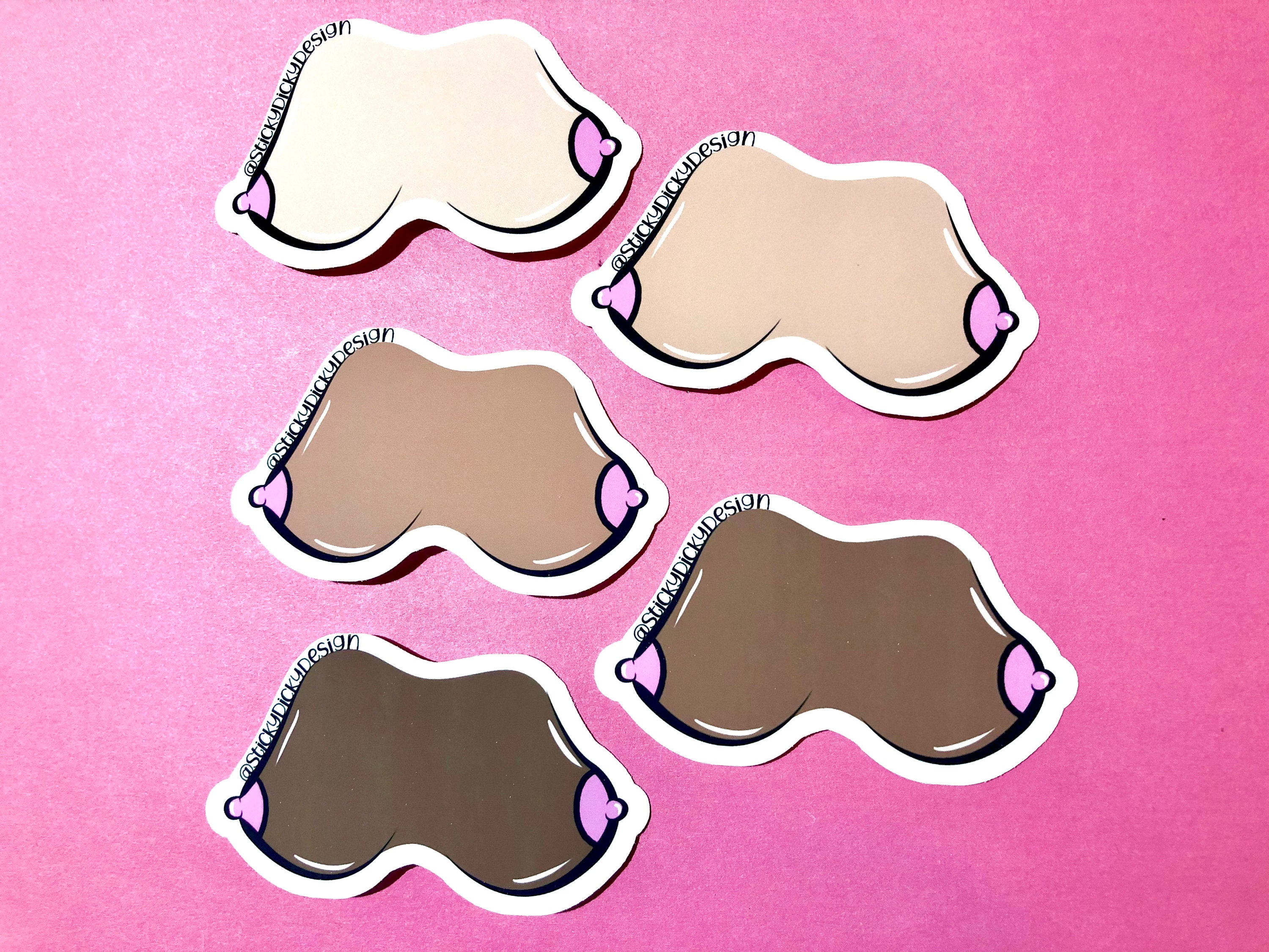 Basic Boobies #2 Sticker - Etsy