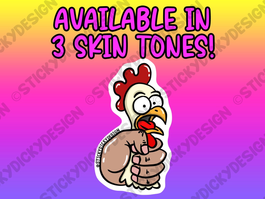 Choke the Chicken Sticker - Etsy