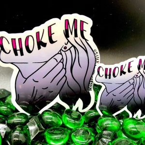 Choke Me Gradient Stickers - Etsy