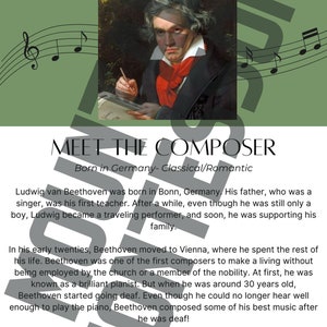 Classical Music Composer Unit Study- Charlotte Mason-ambleside ...